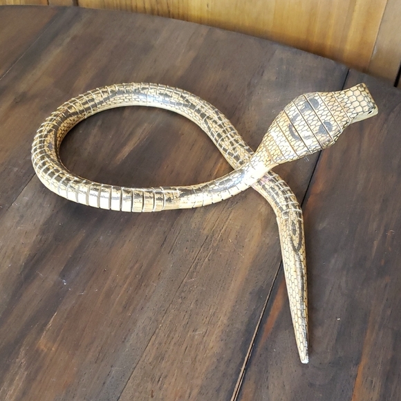 Toys | Vintage Wooden Cobra Snake Articulating Wood Toy | Poshmark